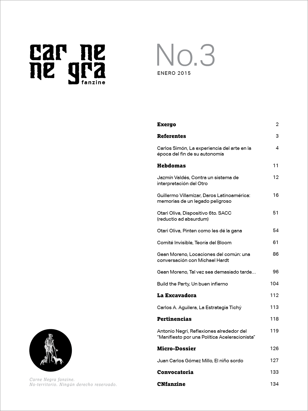 PDF: Carne Negra Fanzine No.3 – 962KB – carne negra